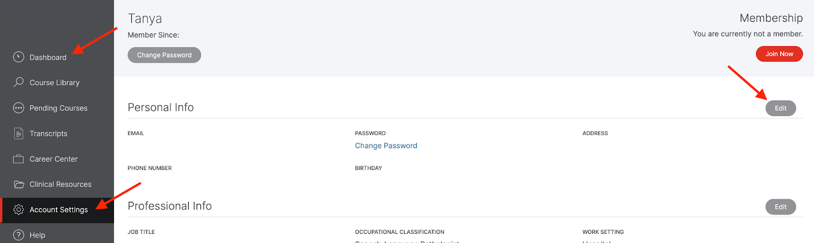 How do I update my personal info? – Help Center